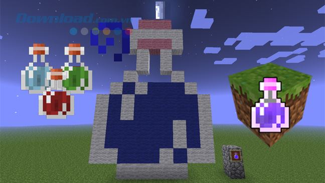 Cách pha chế thuốc trong game Minecraft - Download.vn