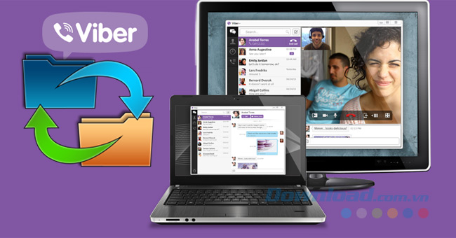 Cách chia sẻ file trên Viber máy tính