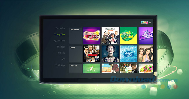 Cách sử dụng ứng dụng Zing TV trên Smart TV