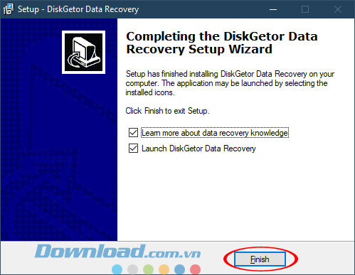Hướng dẫn cài đặt DiskGetor Data Recovery trên máy tính - Download.vn