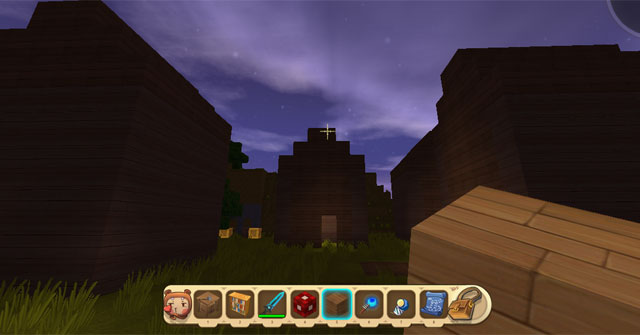 Cách xây nhà nhanh trong Mini World: Block Art - Download.vn