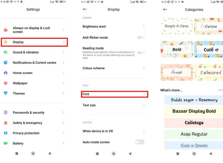 Cách thay đổi font chữ trên Xiaomi - Download.vn